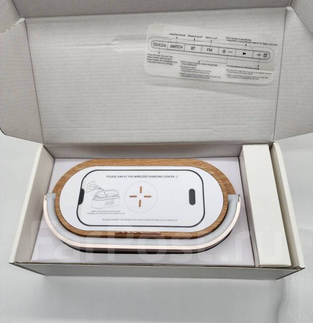 Bluetooth колонка, беспроводное зарядное устройство. часы с подсветкой ...