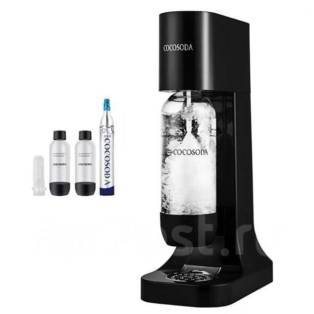 Аппарат для газирования воды сифон Cocosoda M9 черный, новый, в наличии ...