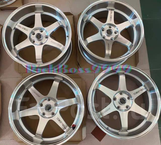 NEW! Комплект литых дисков Rays TE37 19*9.5J под заказ, 19", 1 шт, 5x114.3, 10,00 кг. 73,1 мм ...