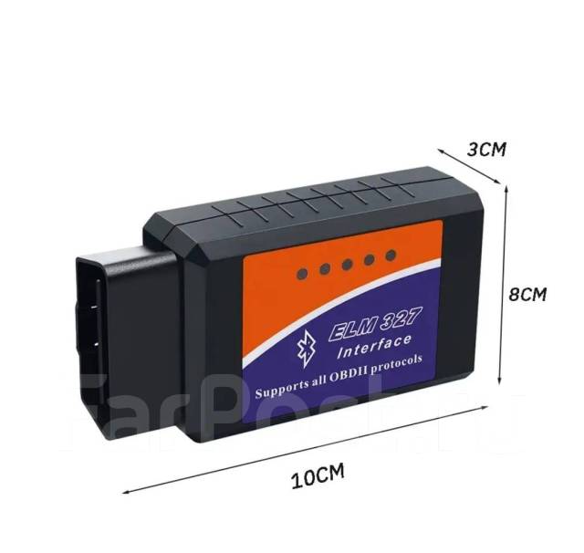OBD II ELM327 сканер, новый, в наличии. Цена: 500₽ во Владивостоке