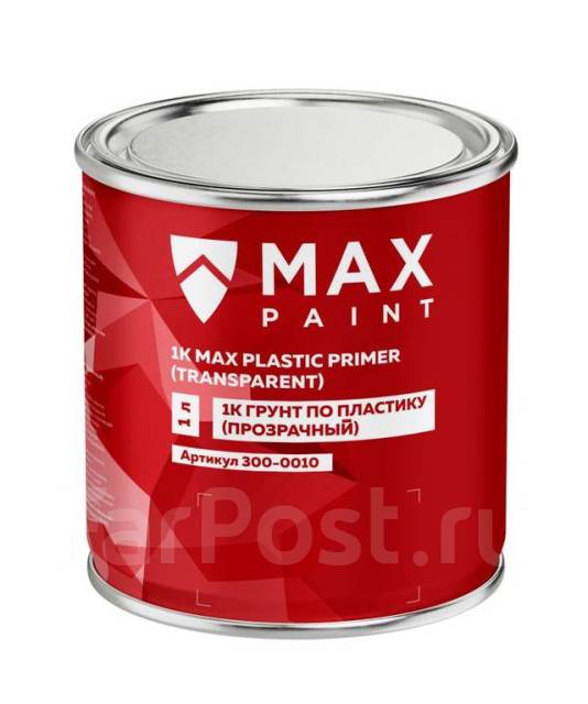 Грунт по пластику (прозрачный) 1л. Max Paint 300-0010 Plastic Primer ...