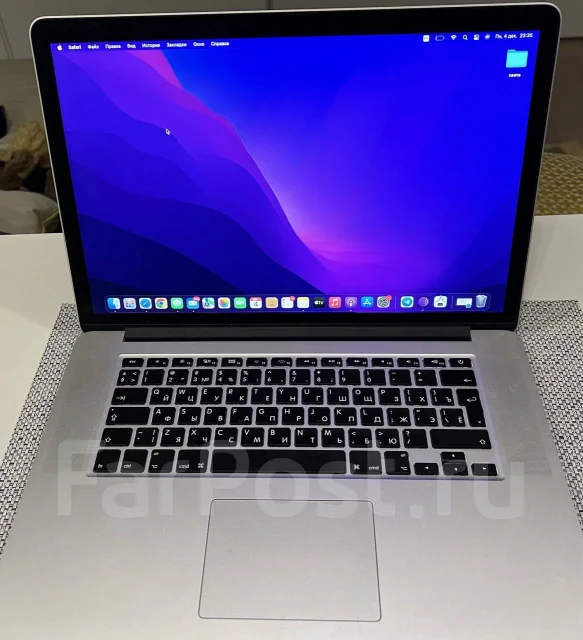 Продам MacBook Pro (Retina, 15-inch, Mid 2015), ноутбук, 15.4", 256 Гб ...