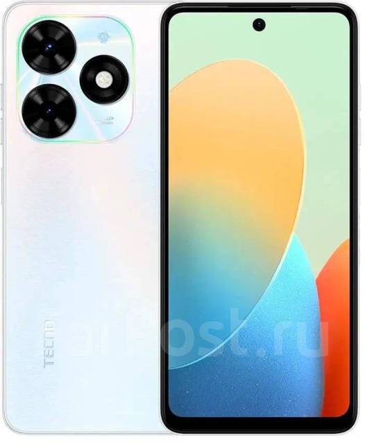 Смартфон Tecno Spark Go 2024 64 гб 6 56 белый 3g 4g Lte Dual Sim
