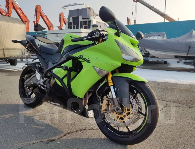 Kawasaki Ninja ZX-6R, 2006, 600 куб. см. 4х тактный, с пробегом ...
