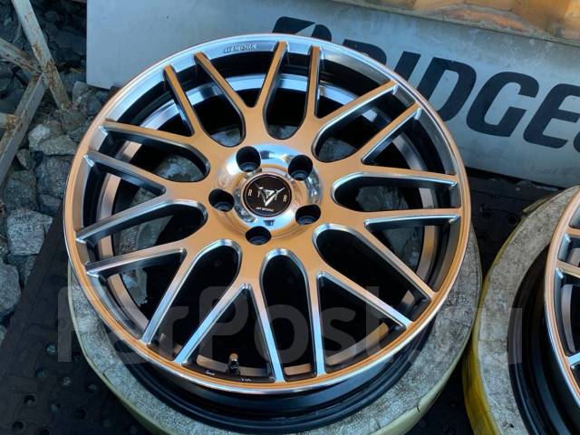 New Model! Work Ryver M009 Silver Mesh R18, 18", 1 шт, Ширина диска 7.0 ...