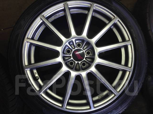 Литьё оригинал Subaru STI R18 5x100 made in Japan Enkei MAT технология ...