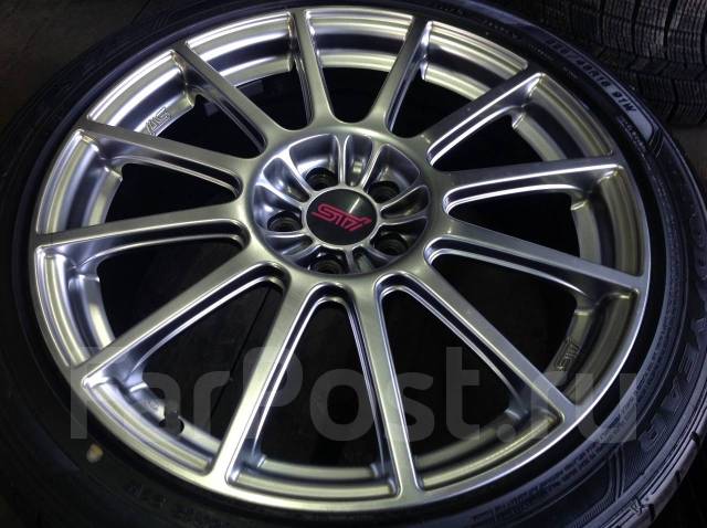 Литьё оригинал Subaru STI R18 5x100 made in Japan Enkei MAT технология ...