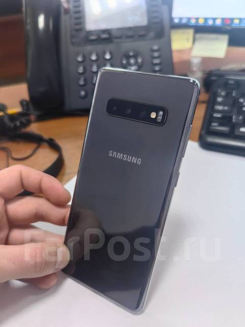 Samsung galaxy S10 plus (Оригинал), 512 гб, 6.40", моноблок, черный, 4G ...