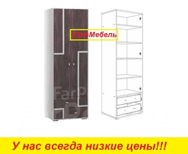 Шкаф 2-х ств. "Омега 16". (Россия) В наличии, лдсп, количество дверей ...