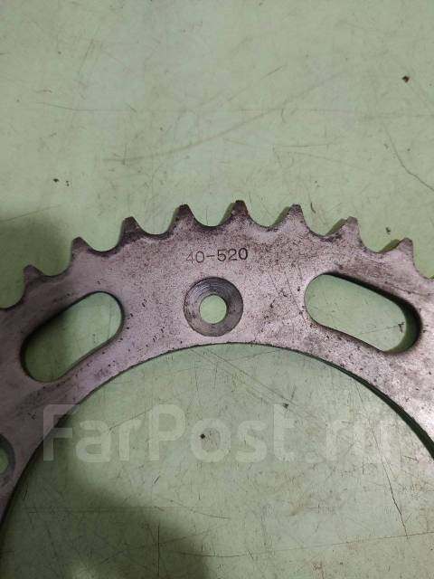 Звезда ведомая Suzuki TS200R TS125R 40 зубов 520 цепь, б/у, в наличии ...