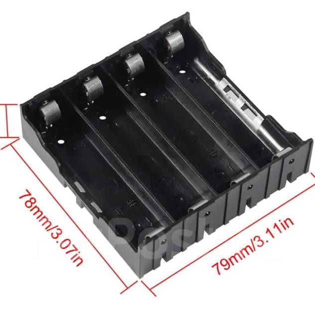 Бокс 18650 (4S) монтажный, новый, в наличии. Цена: 130₽ во Владивостоке