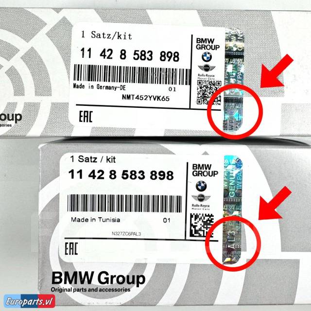 Оригинальный масляный фильтр BMW X5 G05, X6 G06, X7 G07. 11428583898 ...
