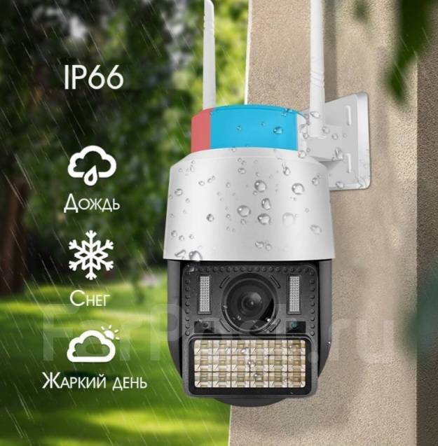 Камера Видео Наблюдения, IP, 4G, Поворотная, Уличная, 3Mpix, на Симке ...