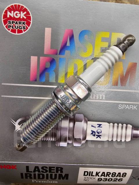 Свечи зажигания NGK Dilkar8A8 93026 из Японии. Самые низкие цены купить ...