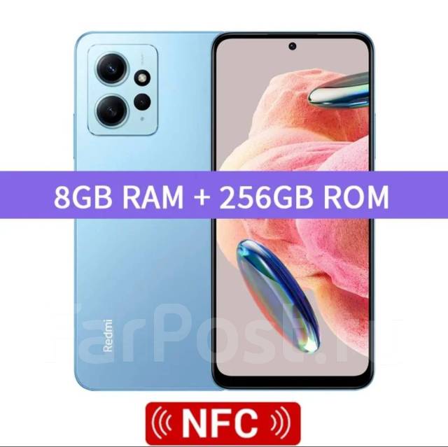 Xiaomi Redmi note 12 8+256Gb NFC Ice Blue Global Version 100%Original ...