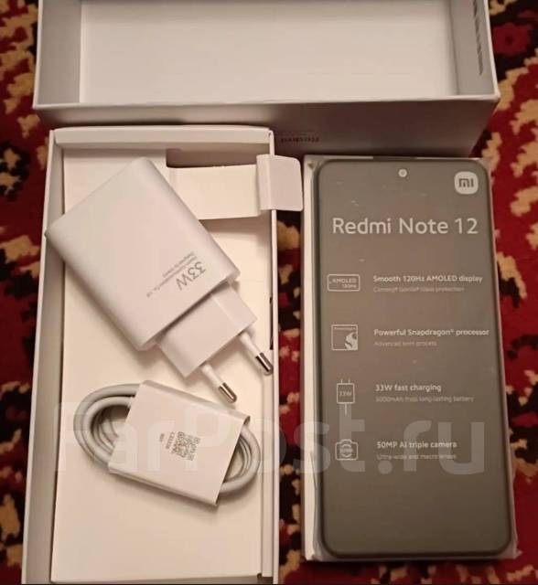 Xiaomi Redmi note 12 8+256Gb NFC Ice Blue Global Version 100%Original ...