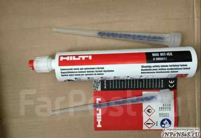 Анкер химический Hilti HIT-ICE 296 ml, в наличии. Цена: 4 500₽ в Хабаровске