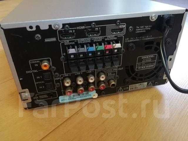 Усилитель Onkyo HDMI 5.1 из Японии, колонки LG бонусом, б/у, в наличии ...