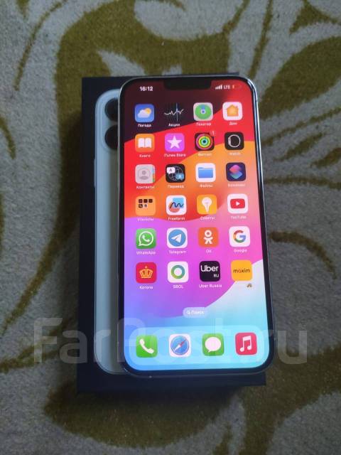 Apple 13 про Maxx, 512 гб, 6.68", моноблок, белый, 4G LTE, новый, в ...