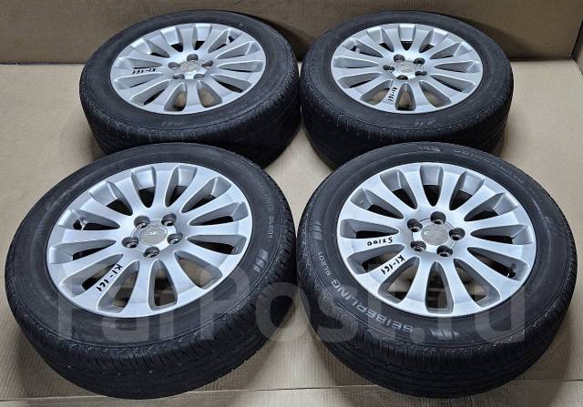 Диски Subaru R16 6.5JJ +55 5х100, 16", 1 шт, 5x100, 56,1 мм. 4 шт, б/у ...