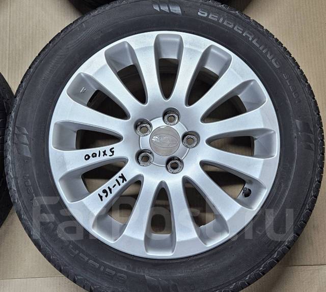 Диски Subaru R16 6.5JJ +55 5х100, 16", 1 шт, 5x100, 56,1 мм. 4 шт, б/у ...