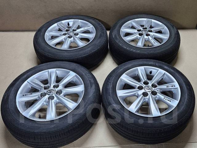 Диски Toyota R15 6.0 +45 5x100 + шины Dunlop 185/65R15 (ЛЕТО, 2020 ...