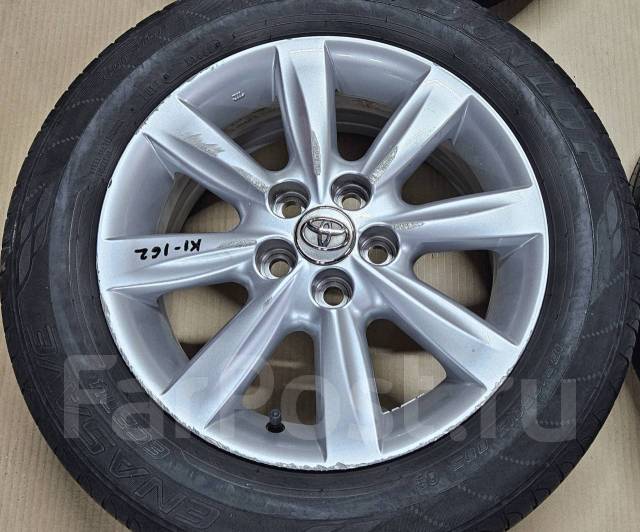 Диски Toyota R15 6.0 +45 5x100 + шины Dunlop 185/65R15 (ЛЕТО, 2020 ...