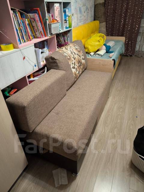 Продам тахту, ткань, малогабаритный, ящик для белья, 71,0 см, 150,0 см ...