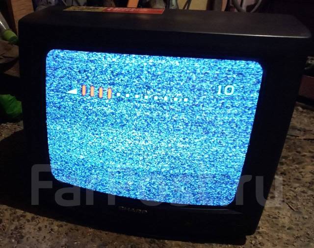 Телевизор, Sharp, CRT (ЭЛТ), 14", б/у, в наличии. Цена: 999₽ во ...