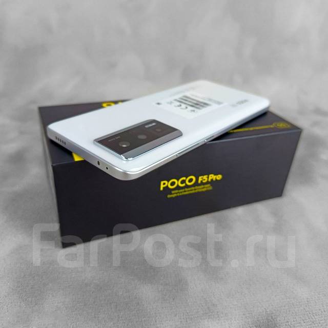 Xiaomi POCO F5 Pro 5G 12ГБ+256ГБ Global! Белый! NFC! +BTнаушники, 6.67 ...