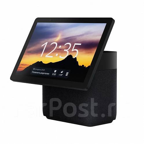 Умная колонка с Алисой Яндекс Станция Дуо Макс Черная Zigbee, новый, в ...
