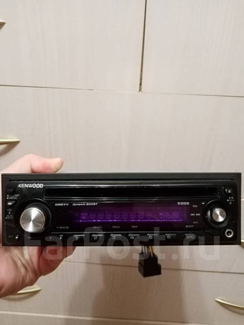 Магнитола Kenwood E222 CD передний AUX 1DIN, б/у, в наличии. Цена: 1 ...