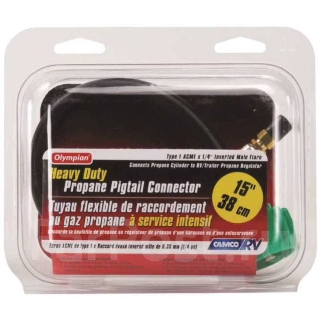 Пропановый шланг Black Camco 17-59065 Pig Tail 38 cm, под заказ. Цена ...