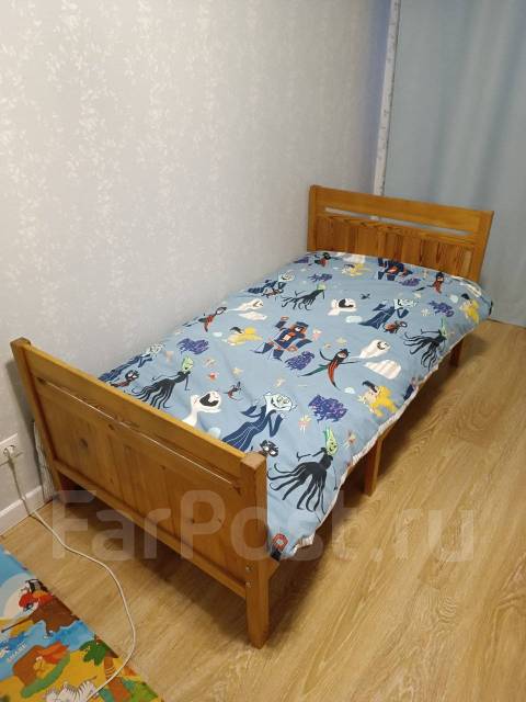 Кровать детская IKEA с матрасом, б/у, в наличии. Цена: 11 000₽ во ...