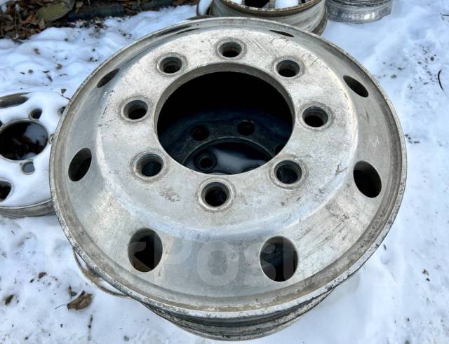 Японские Литые Грузовые Диски R22.5 Topy/Alcoa, 22.5", 6 шт, 8x285, 221 ...