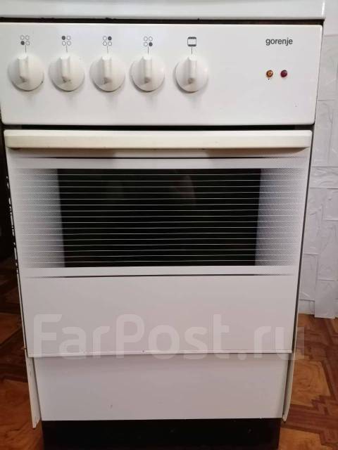 Электроплита Gorenje с духовкой, б/у, в наличии. Цена: 3 500₽ во ...
