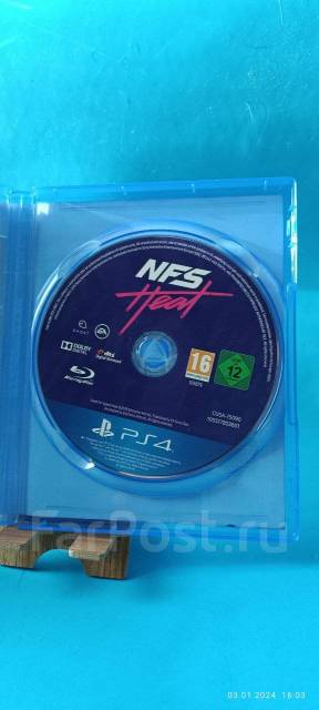Игра диск на ps4, ps5 нфс NFS: Heat,need for speed бу рус. яз, Sony ...