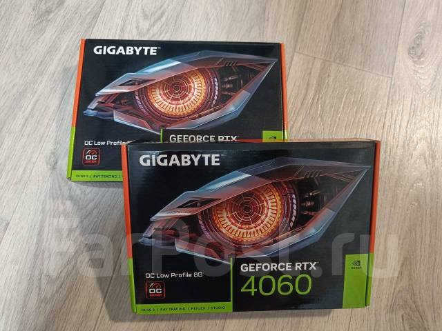 RTX 4060 Gigabyte 8G, новый, в наличии. Цена: 35 000₽ во Владивостоке