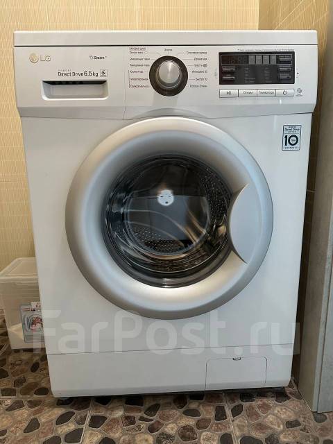 Стиральная машина LG 6,5 кг, LG, вертикальная загрузка, 6,5 кг, б/у, в ...