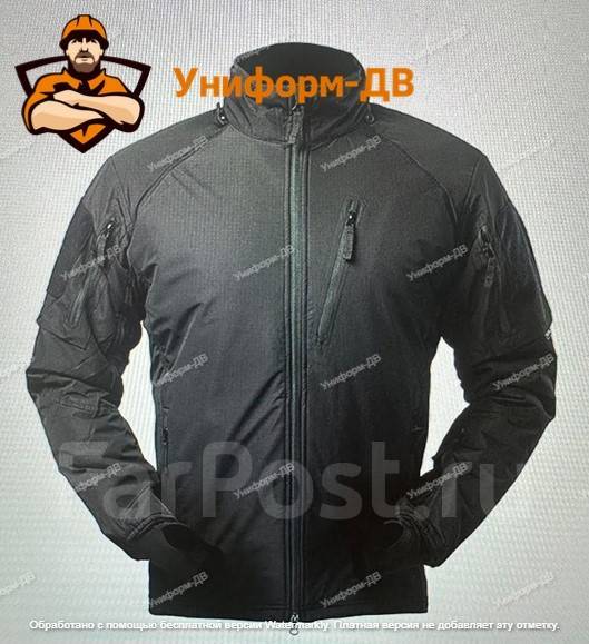 Куртка тактическая UAF PRO (Черный) (Демисезон; Флис), новый, в наличии ...