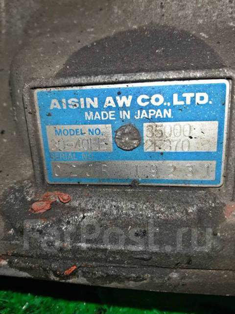 Акпп Toyota Hiace, KZH106; KZH138; KZH116; KZH126, 1KZTE; 30-40LE ...