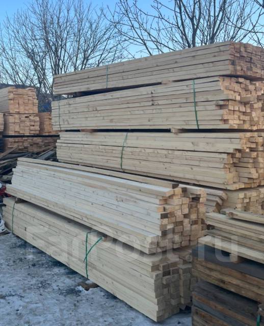 Доска обрезная, ель, сосна, лиственница 50х150:50x200:25x100 4-6 метра ...