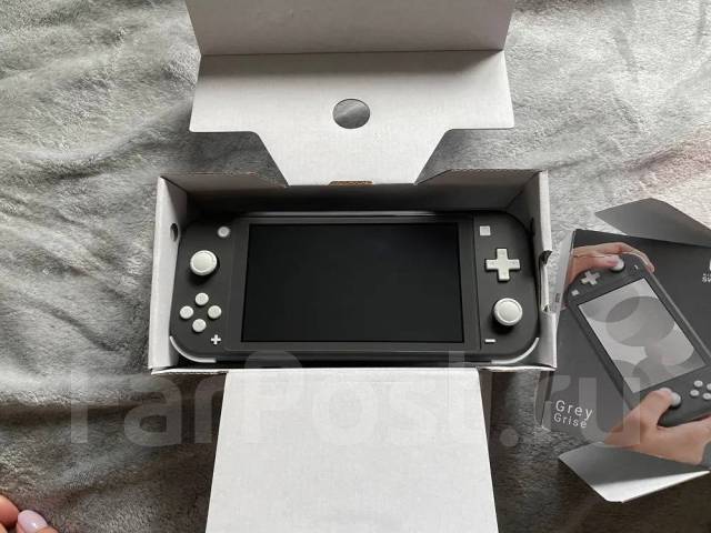 Nintendo Switch Lite серый в отличном состоянии, б/у, в наличии. Цена ...