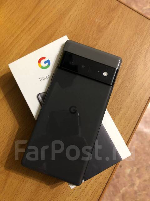 Google pixel 6 pro, 128 гб, 6.70", моноблок, черный, NFC, б/у, в ...