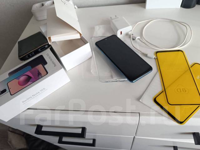 Смартфон Xiaomi Redmi Note 10S 128 ГБ синий, 6.43", б/у, в наличии ...