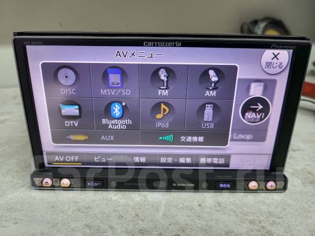 Carrozzeria AVIC-MRZ099 2013г DVD, SD, USB, Bluetooth, 2 DIN — 178x100 мм, б/у, в наличии. Цена ...