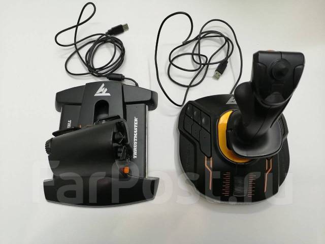 Штурвал джойстик ThrustMaster T-16000M FCS Hotas, б/у, в наличии. Цена ...