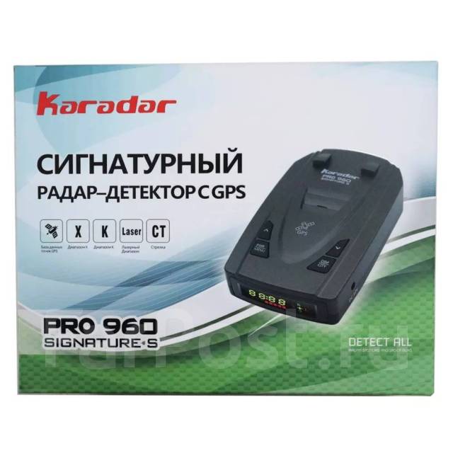 Автомобильный антирадар Karadar, детектор радаров SG565 Signature S ...