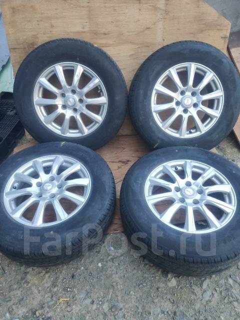 Диски на 16" WEDS + резина 215/70/16, 1 шт, 5x114.3, 4 шт, б/у, в ...
