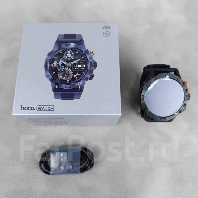 Смарт-часы Hoco Watch Y20 Rus (Call Version) Чёрный, Android, iOS ...